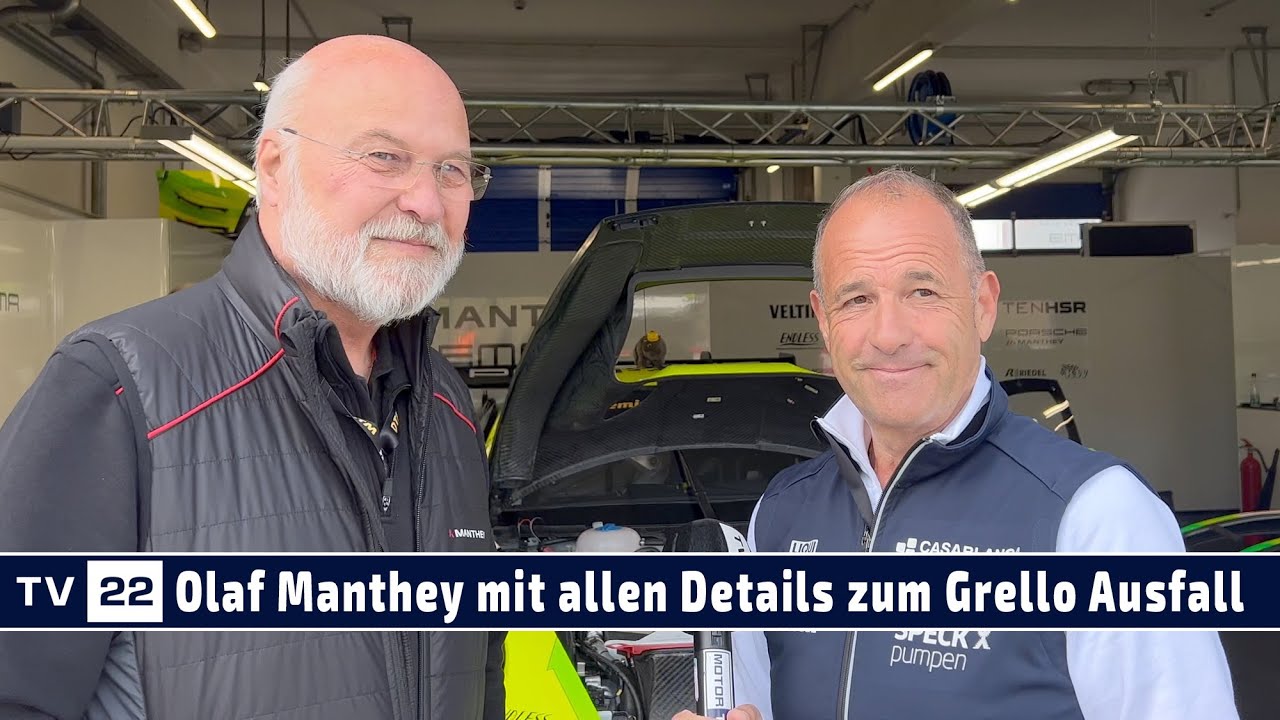 Olaf Manthey mit allen Details zum Grello Ausfall bei 24h Nürburgring ...