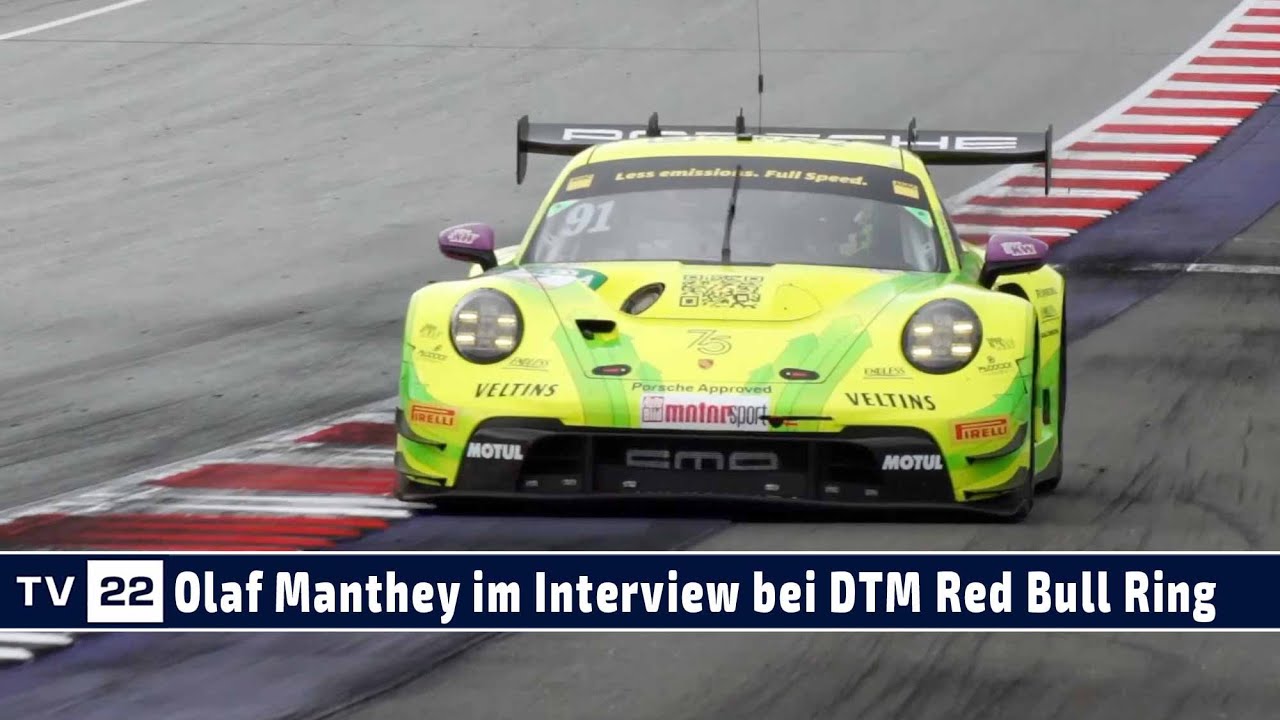 MOTOR TV22: Olaf Manthey im Interview bei der DTM am Red Bull Ring | TV22