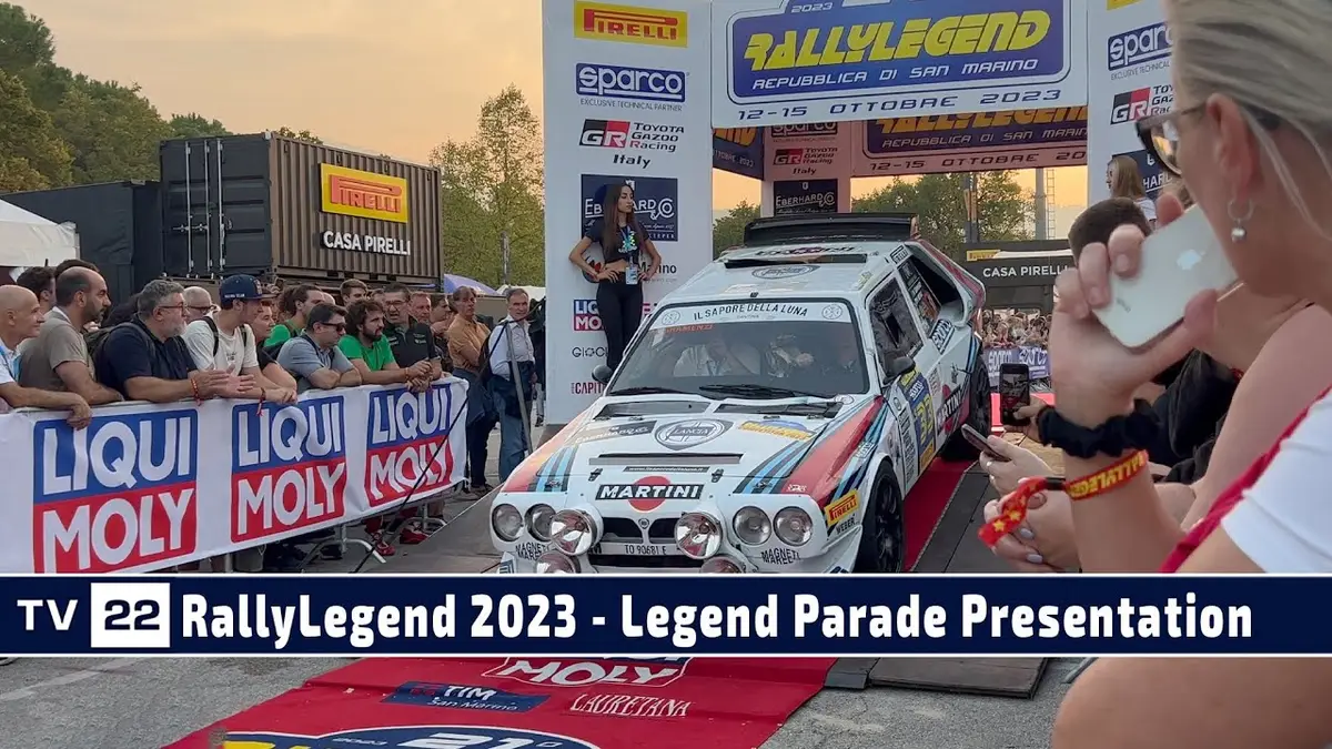RallyLegend 2023 | Legend Parade – Presentation Day 1 in San Marino | TV22