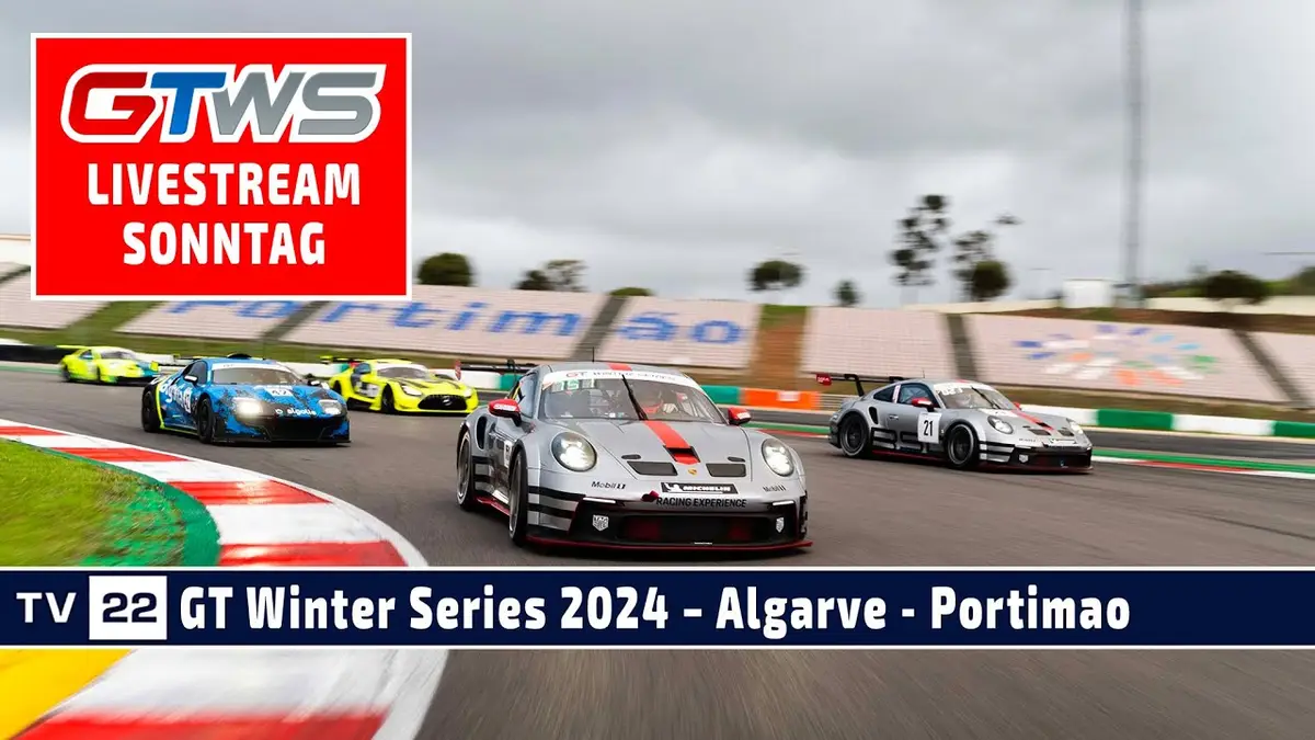 LIVE GT WINTER SERIES - Portimao | Round 2: Sunday 20. January 2024 | TV22
