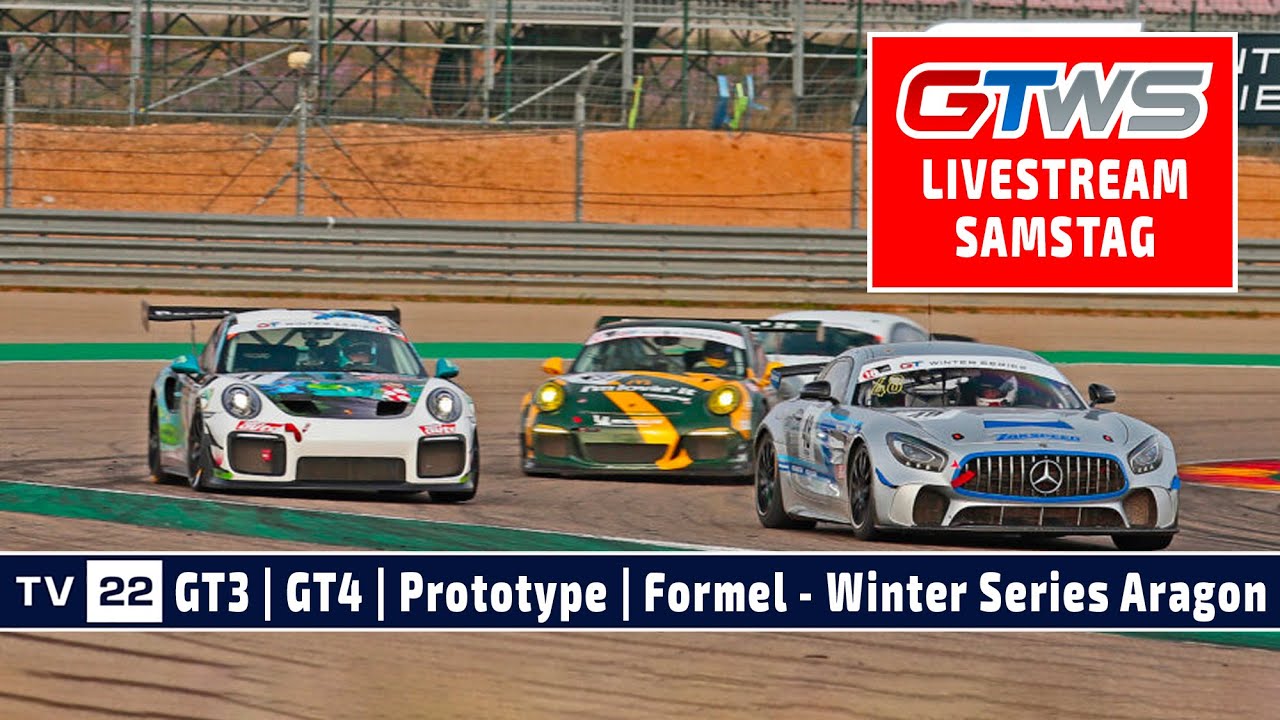 LIVE GT WINTER SERIES feat. GT3, GT4, Prototype & Formula - Arágon ...